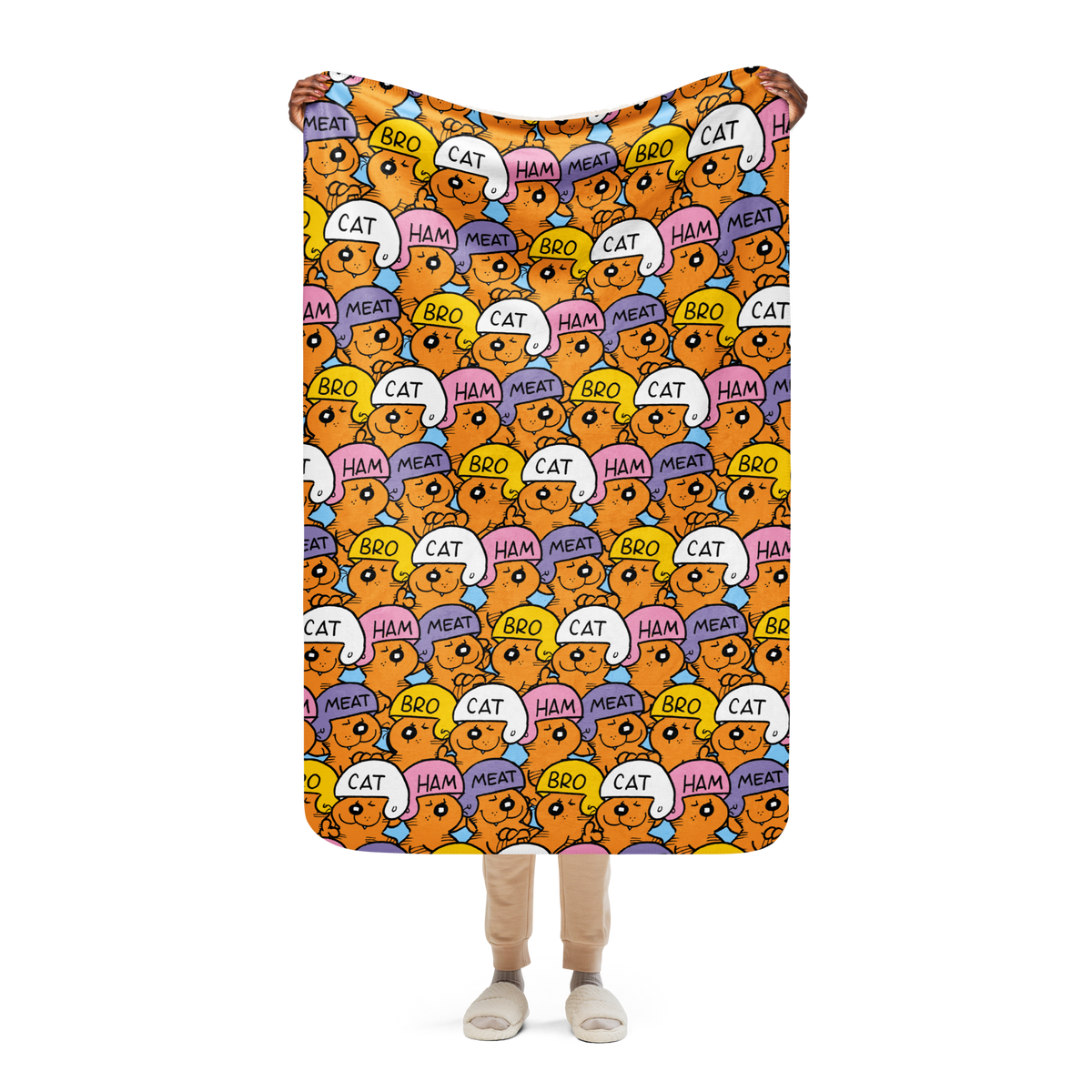 Heathcliff Helmets Sherpa blanket – Heathcliff Shop